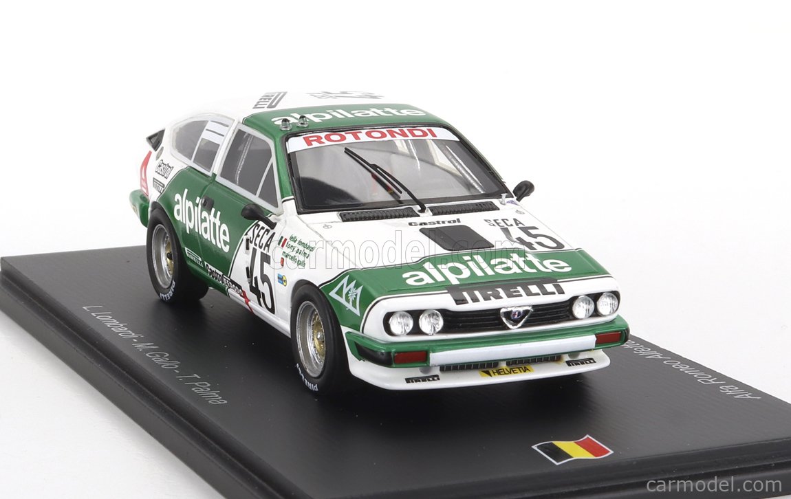 SPARK-MODEL SB344 Scala 1/43 | ALFA ROMEO ALFETTA GTV6 TEAM BASTOS ...