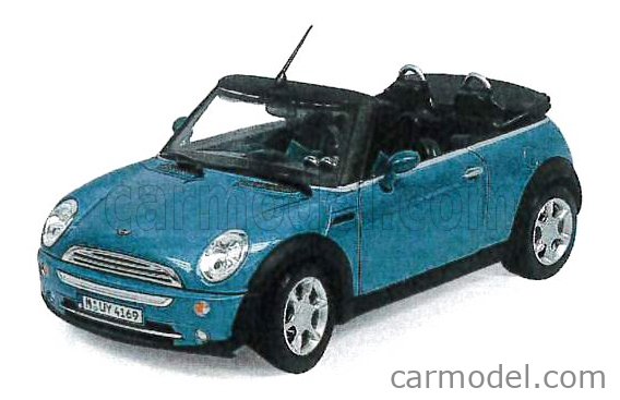 HONGWELL C125-119 Echelle 1/24 | MINI COOPER CABRIOLET OPEN 2004 LIGHT BLUE