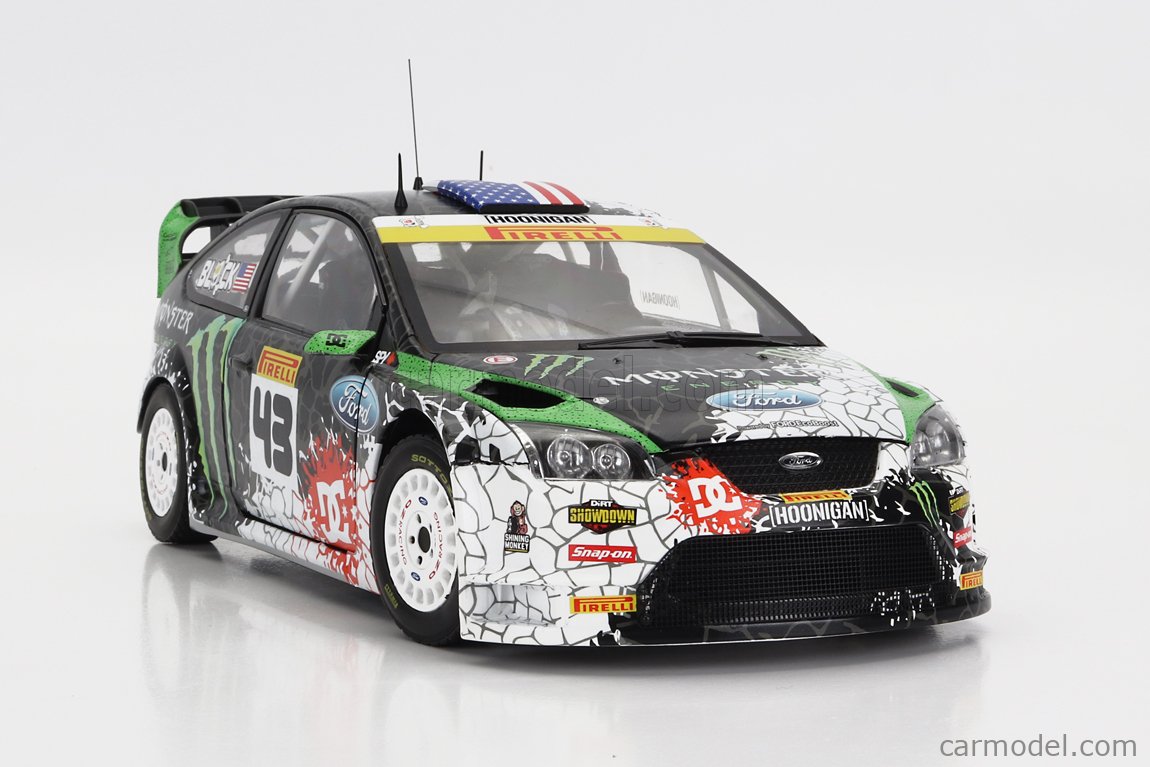 SUN-STAR 03957 Scale 1/18 | FORD ENGLAND FOCUS RS WRC06 MONSTER N 43 ...