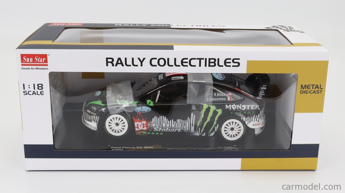 SUN-STAR 03956 Escala 1/18 | FORD ENGLAND FOCUS RS WRC07 MONSTER N 0 ...