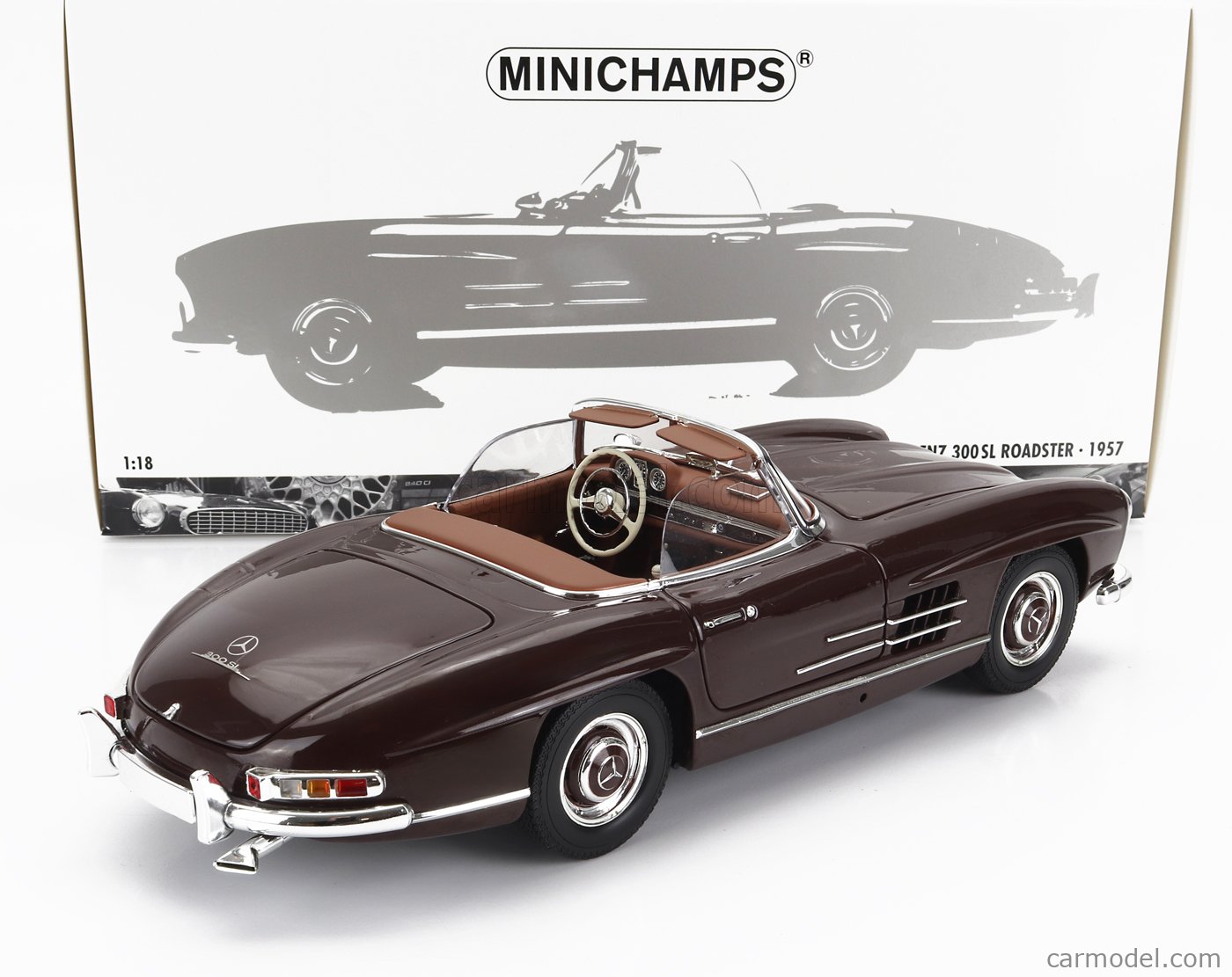 MINICHAMPS 180039037 Scale 1/18 | MERCEDES BENZ 300SL ROADSTER SPIDER ...