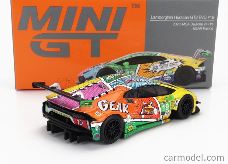 MINI-GT MGT00552-L Scale 1/64 | LAMBORGHINI HURACAN GT3 EVO TEAM GEAR ...
