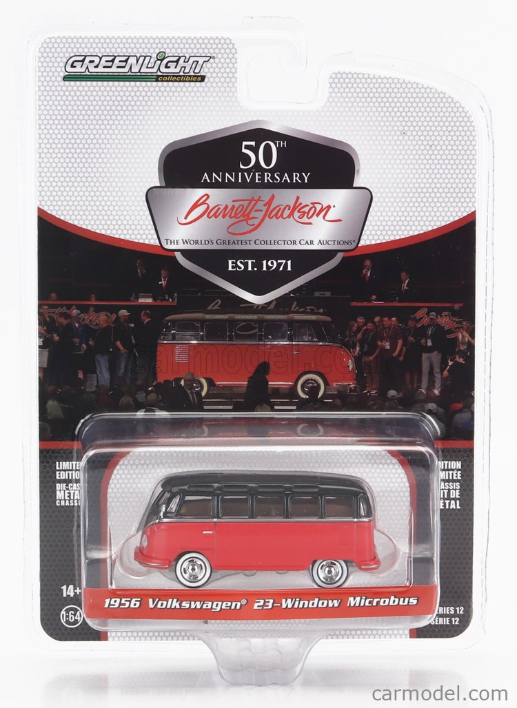 GREENLIGHT 37290B Scale 1/64 | VOLKSWAGEN T1 23 WINDOW MICROBUS 1956 ...