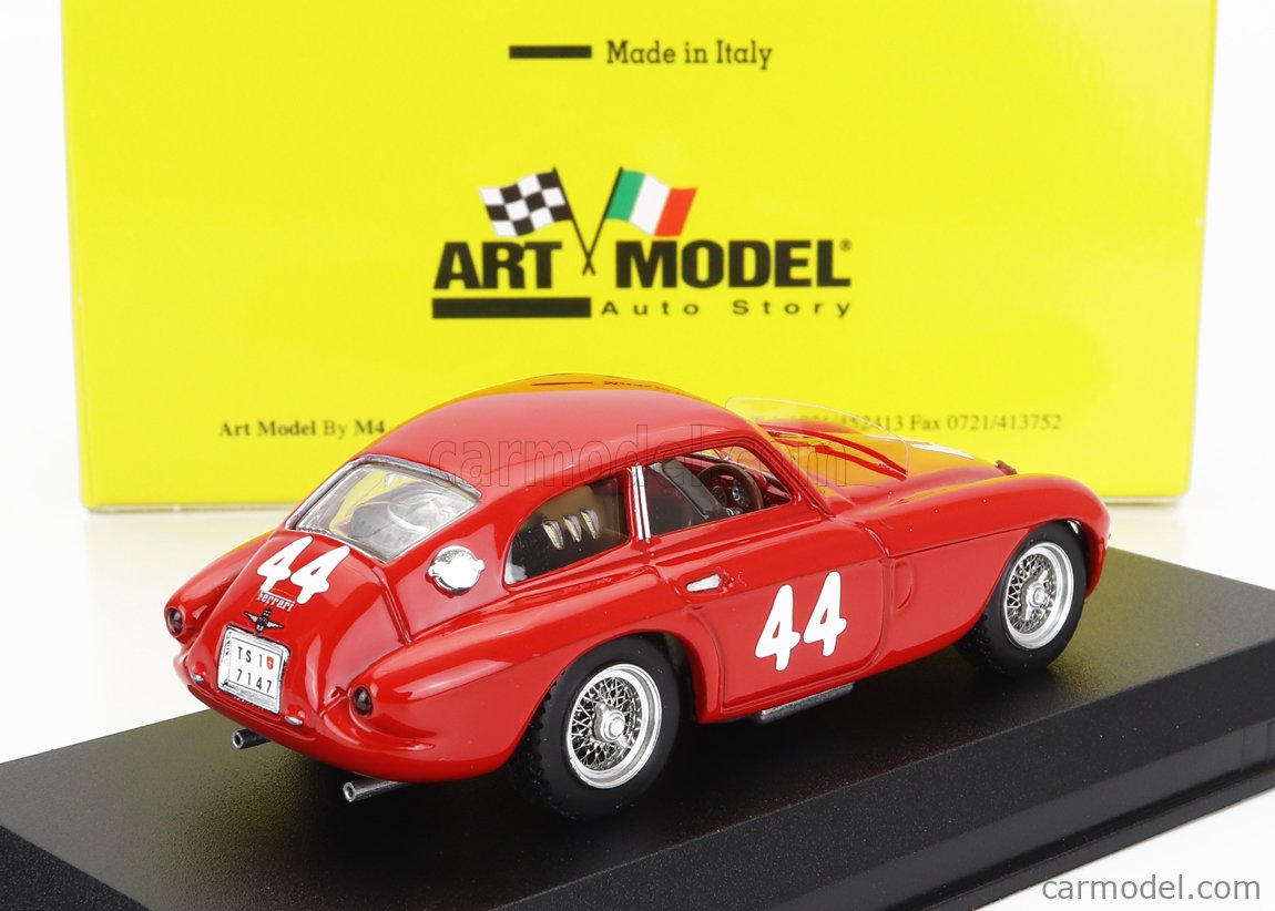 ART-MODEL ART449 Echelle 1/43 | FERRARI 166MM COUPE N 44 RALLY TRIESTE ...