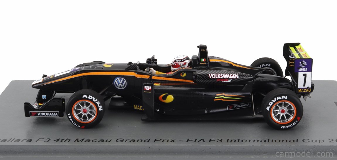 SPARK-MODEL SA237 Echelle 1/43 | DALLARA F3 TEAM CARLIN N 7 4th MACAU ...