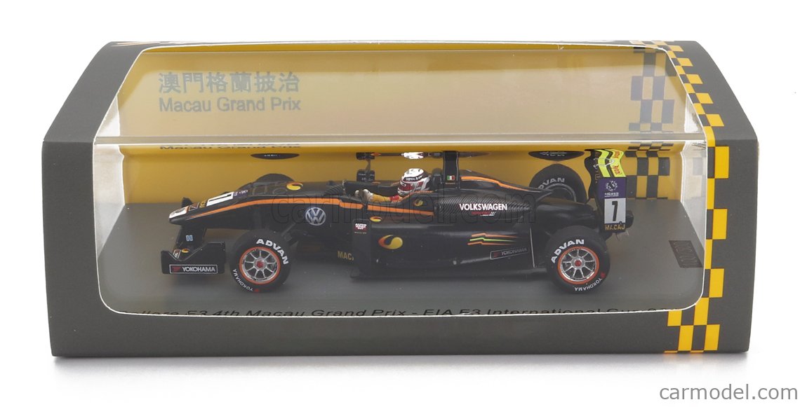 SPARK-MODEL SA237 Echelle 1/43 | DALLARA F3 TEAM CARLIN N 7 4th MACAU ...