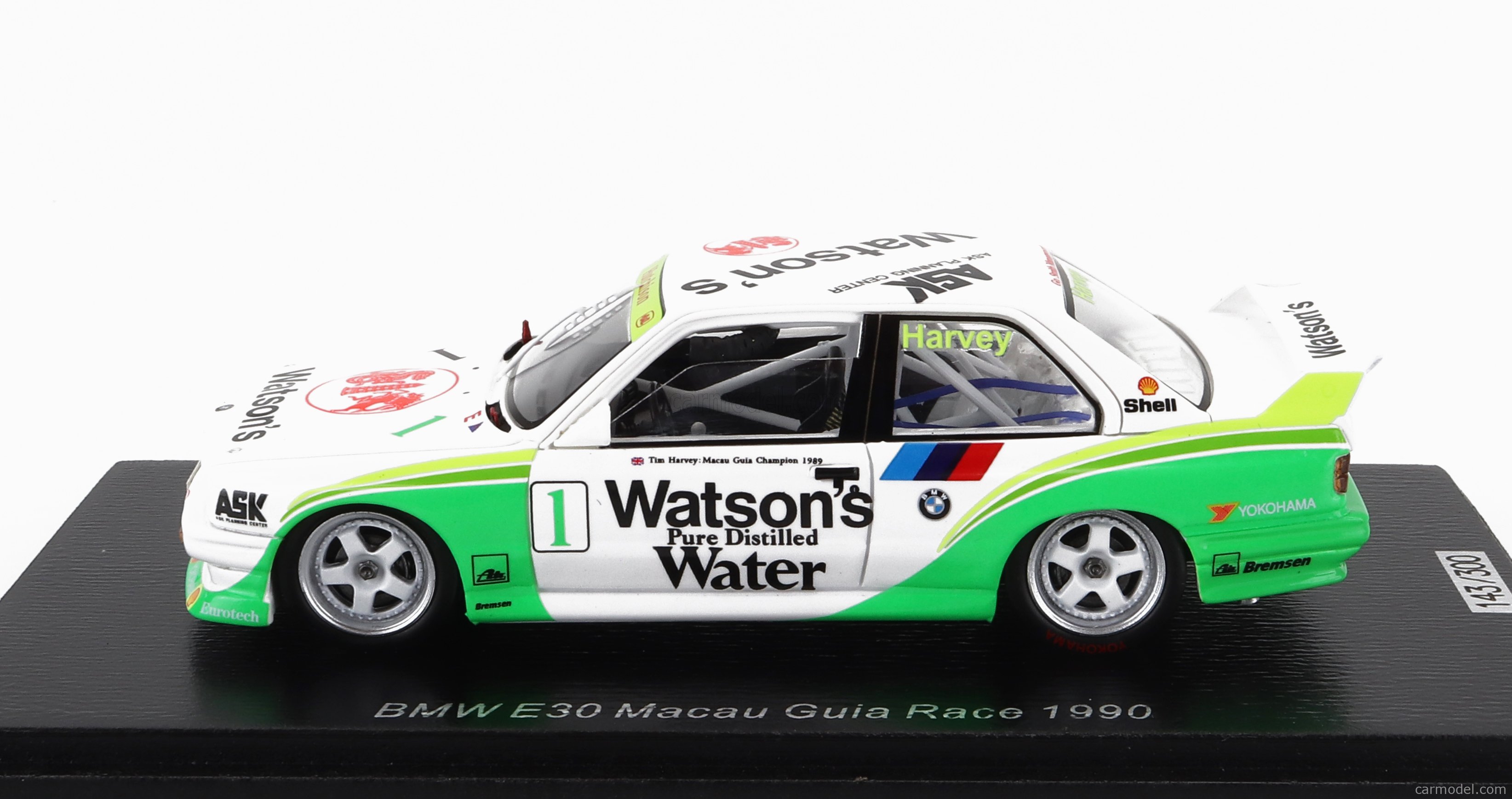 SPARK-MODEL SA228 Scale 1/43 | BMW 3-SERIES (E30) N 1 MACAU GUIA RACE ...
