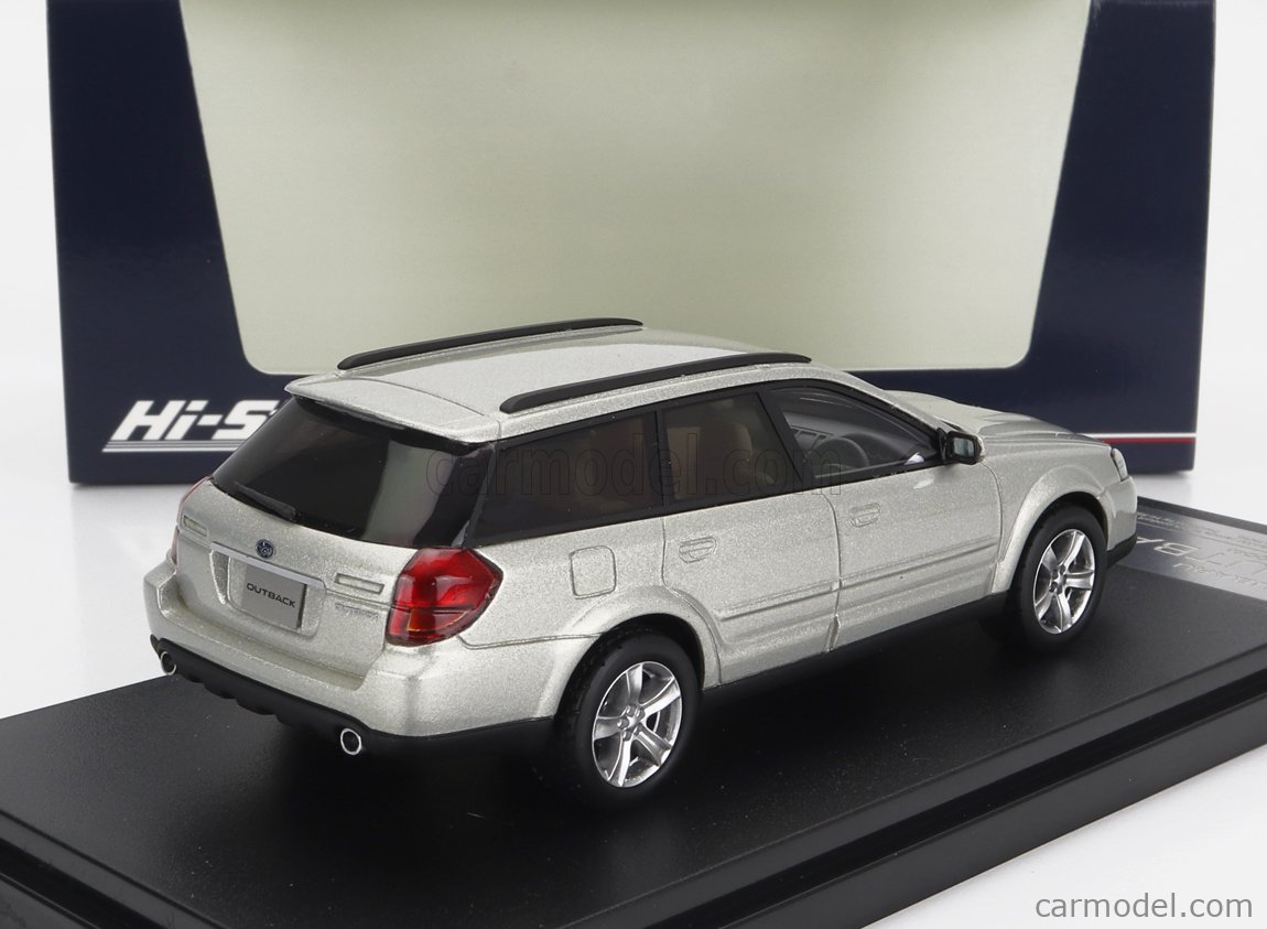 HI-STORY HS339-GL Scale 1/43 | SUBARU OUTBACK 3.OR 2004 GREY MET