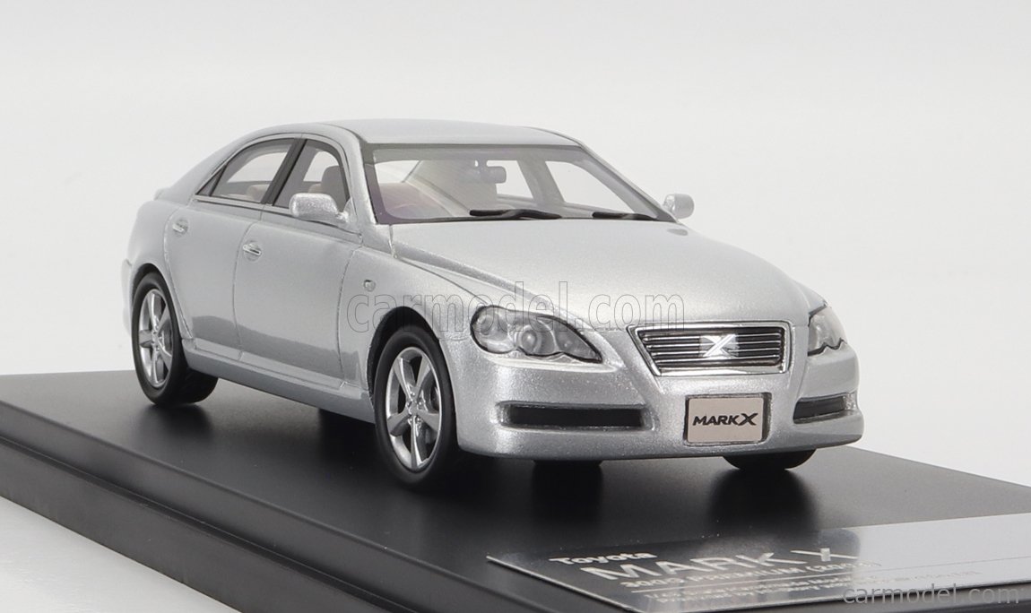 HI-STORY HS395-SL Scale 1/43 | TOYOTA MARK X 300G PREMIUM 2004 SILVER