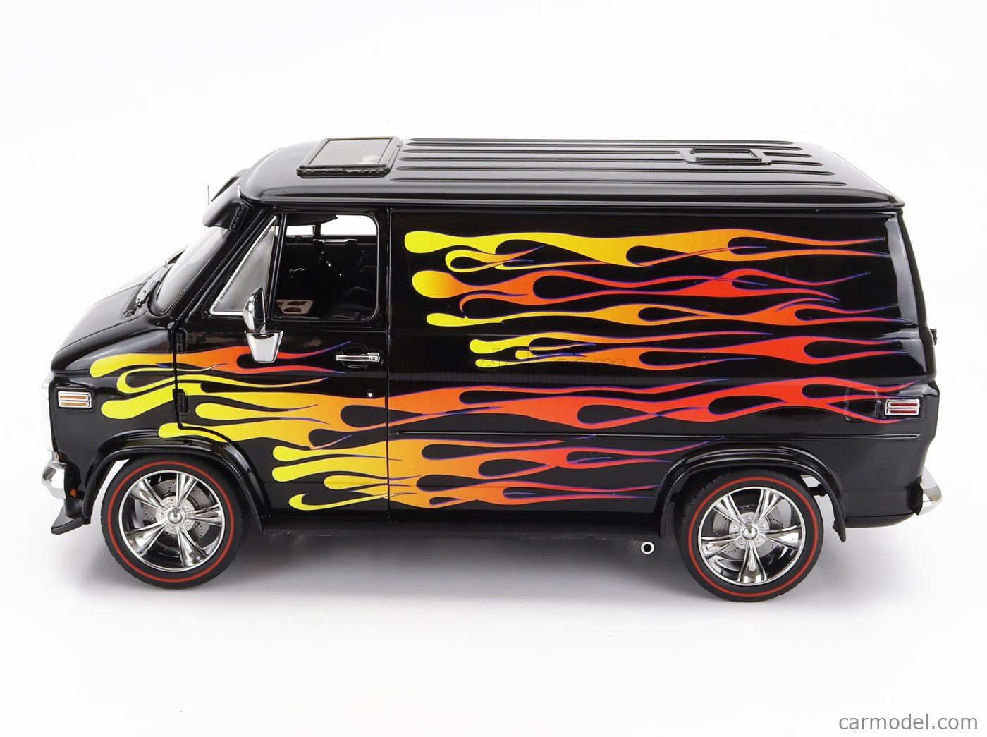 ACME-MODELS A1802102 Scale 1/18 | CHEVROLET G-SERIES VAN 1976 BLACK