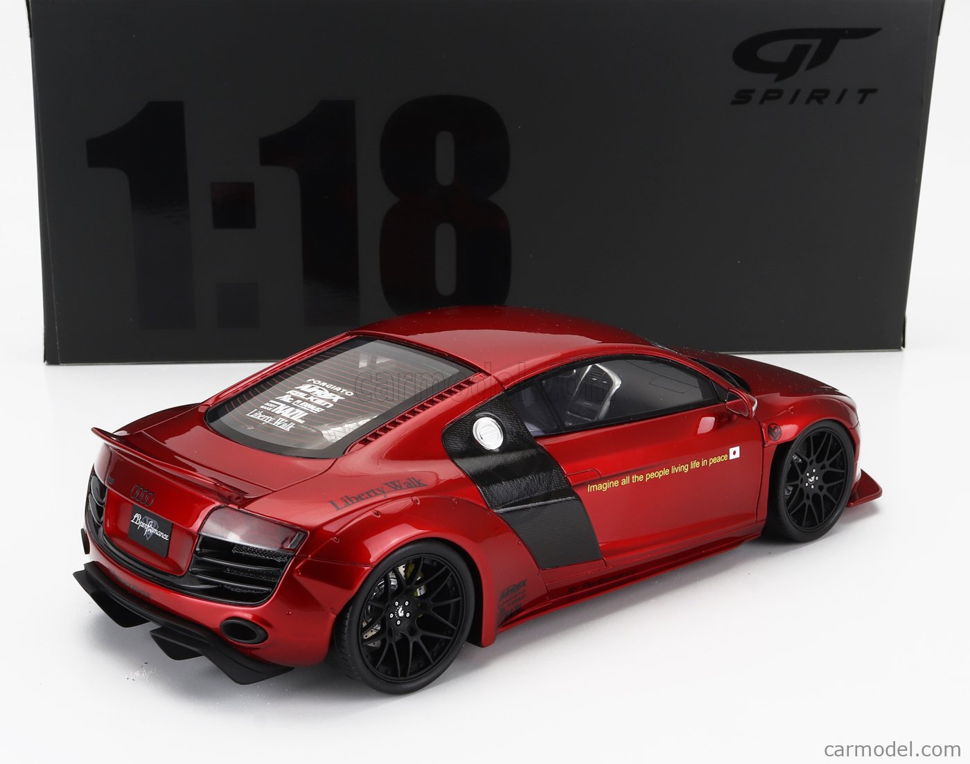GT-SPIRIT GT892 Scale 1/18 | AUDI R8 LB WORKS 2022 CANDY RED
