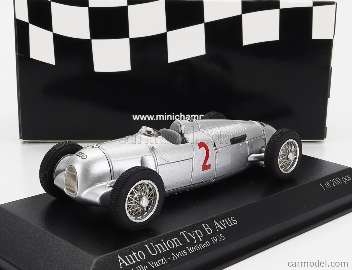 MINICHAMPS 410353002 Masstab: 1/43 | AUTO UNION F1 TYPE B N 2 3rd AVUS ...