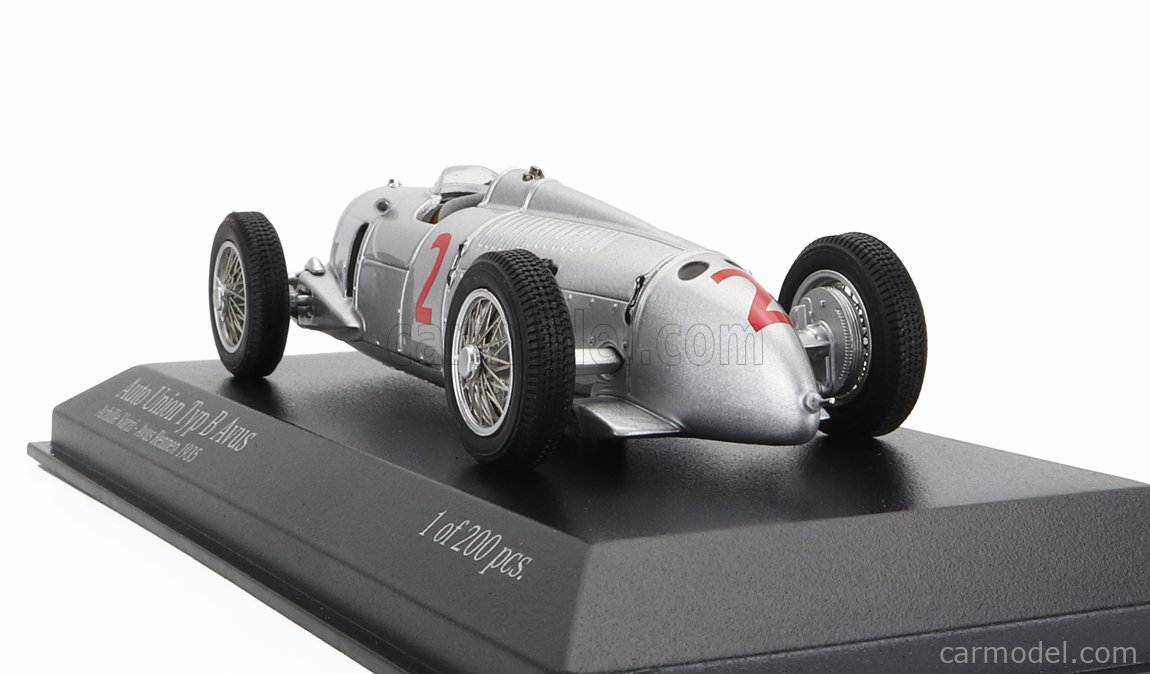 MINICHAMPS 410353002 Masstab: 1/43 | AUTO UNION F1 TYPE B N 2 3rd AVUS ...