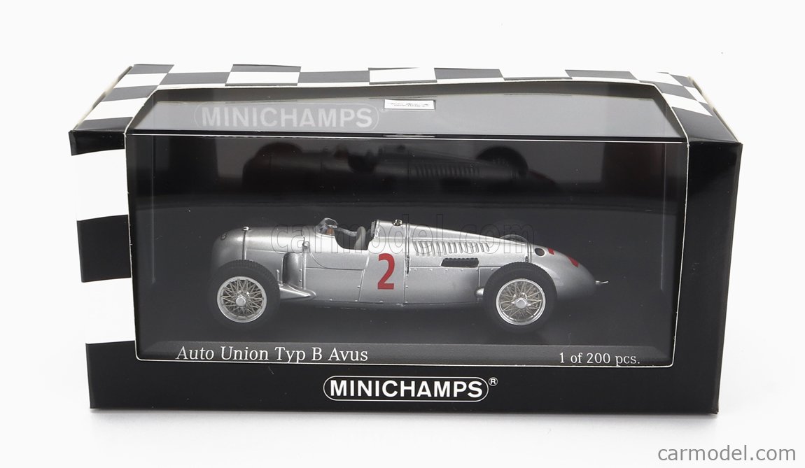 MINICHAMPS 410353002 Scale 1/43 | AUTO UNION F1 TYPE B N 2 3rd AVUS ...