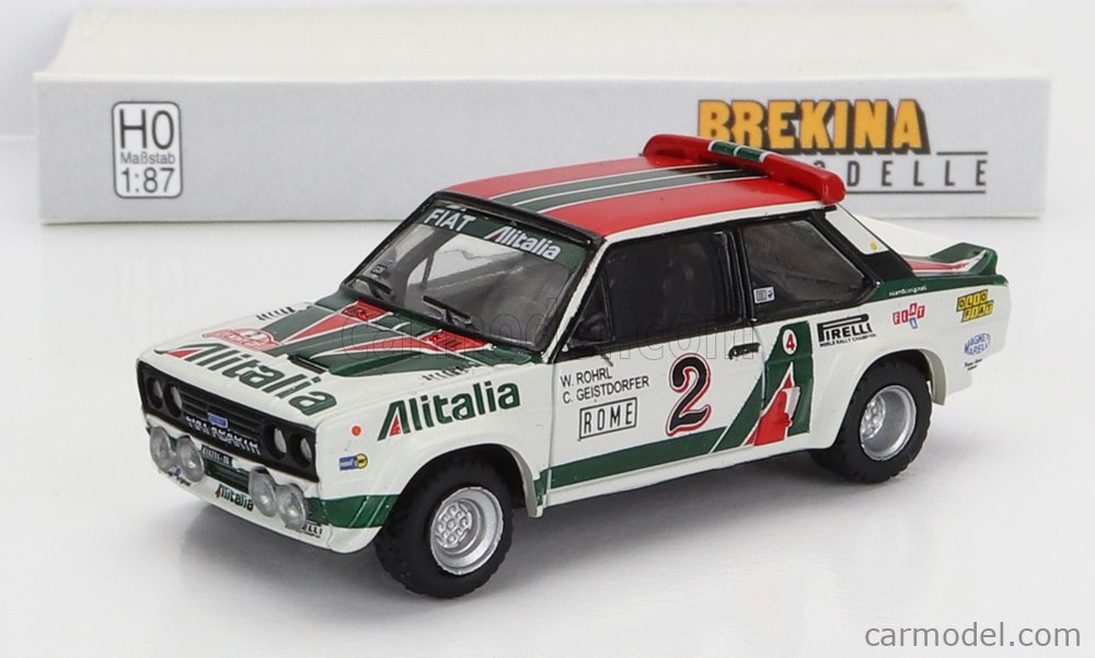 BREKINA PLAST BRE22652 Scale 1/87 | FIAT 131 ABARTH ALITALIA (night ...