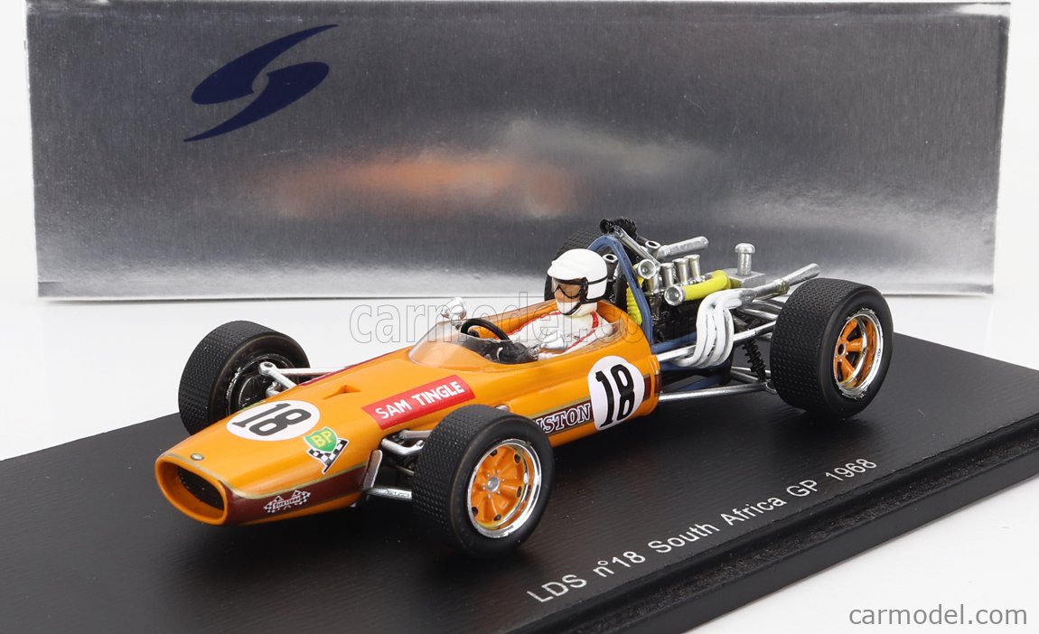 SPARK-MODEL S2978 Масштаб 1/43 | LDS F1 MK3 N 18 SOUTH AFRICA GP 1968 ...