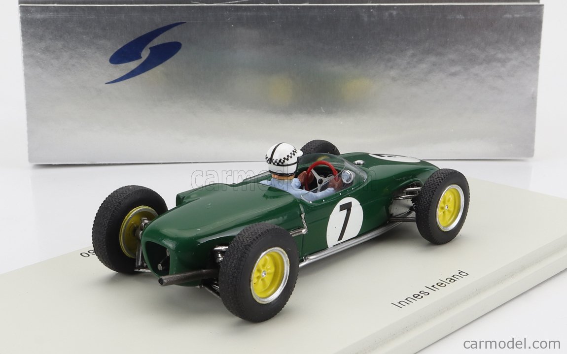 SPARK-MODEL S1824 Escala 1/43 | LOTUS F1 18 N 7 3rd BRITISH GP 1960 ...
