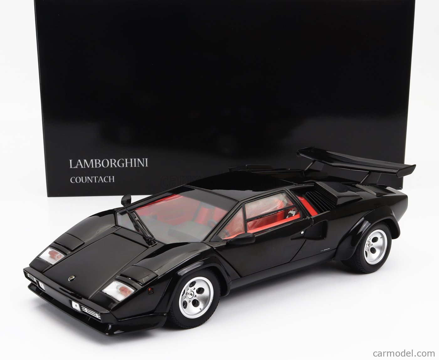 KYOSHO 08320BK Scale 1/18 | LAMBORGHINI COUNTACH LP5000 QUATTROVALVOLE 1982 BLACK