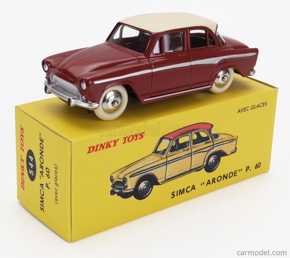 EDICOLA 544 Scale 1/43 | SIMCA P60 ARONDE BORDEAUX CREAM