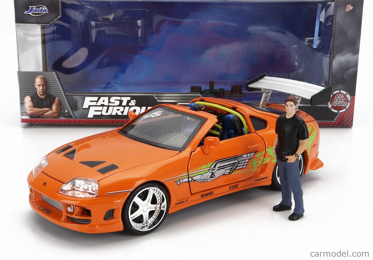 JADA 253205001-30738 Scala 1/24 | TOYOTA BRIAN'S SUPRA MKIV SPIDER 1995 ...