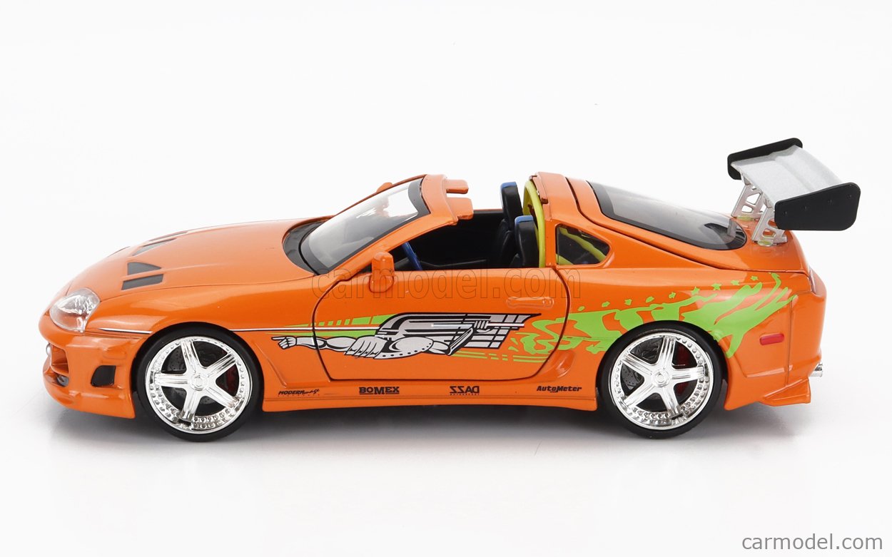 JADA 253205001-30738 Scala 1/24 | TOYOTA BRIAN'S SUPRA MKIV SPIDER 1995 ...