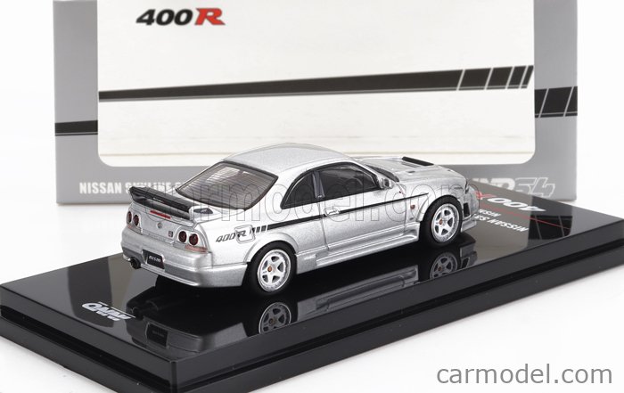 INNO-MODELS IN64-400R-SIL Scala 1/64 | NISSAN SKYLINE GT-R (R33) NISMO 400R COUPE 1997 SILVER