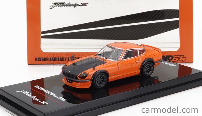 INNO-MODELS IN64-240Z-ORG Masstab: 1/64 | NISSAN FAIRLADY Z (S30) COUPE 1971 ORANGE BLACK