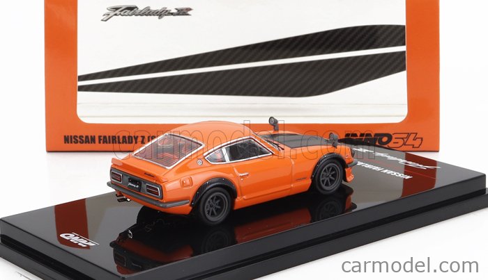 INNO-MODELS IN64-240Z-ORG Masstab: 1/64 | NISSAN FAIRLADY Z (S30) COUPE 1971 ORANGE BLACK