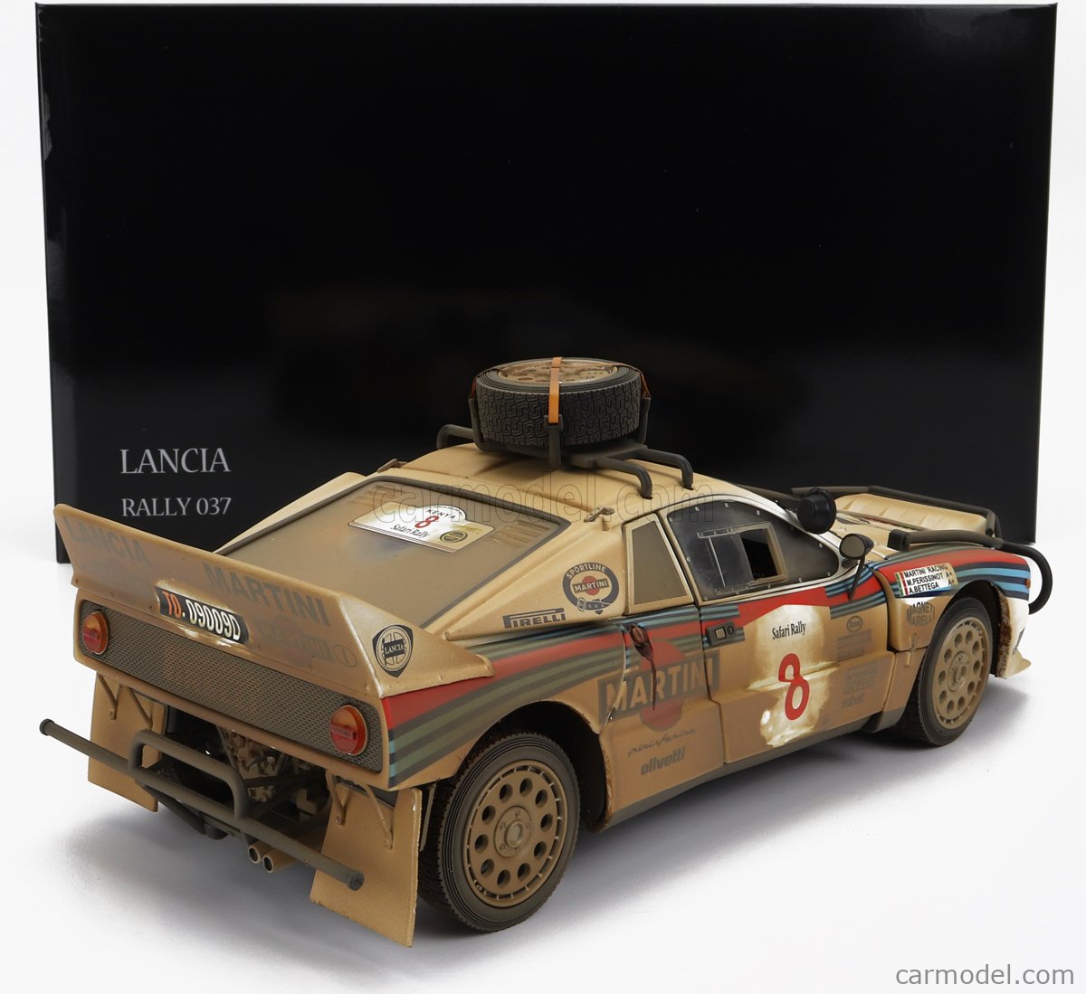 KYOSHO 08306J-DV Scale 1/18 | LANCIA 037 MARTINI (night version) N 8 ...