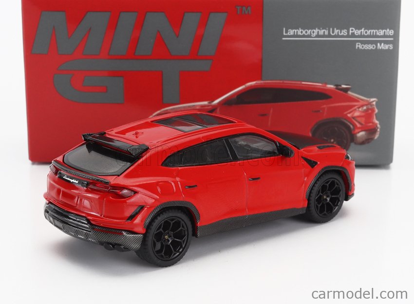 MINI-GT MGT00657-L Echelle 1/64 | LAMBORGHINI URUS PERFORMANTE 2022 RED ...