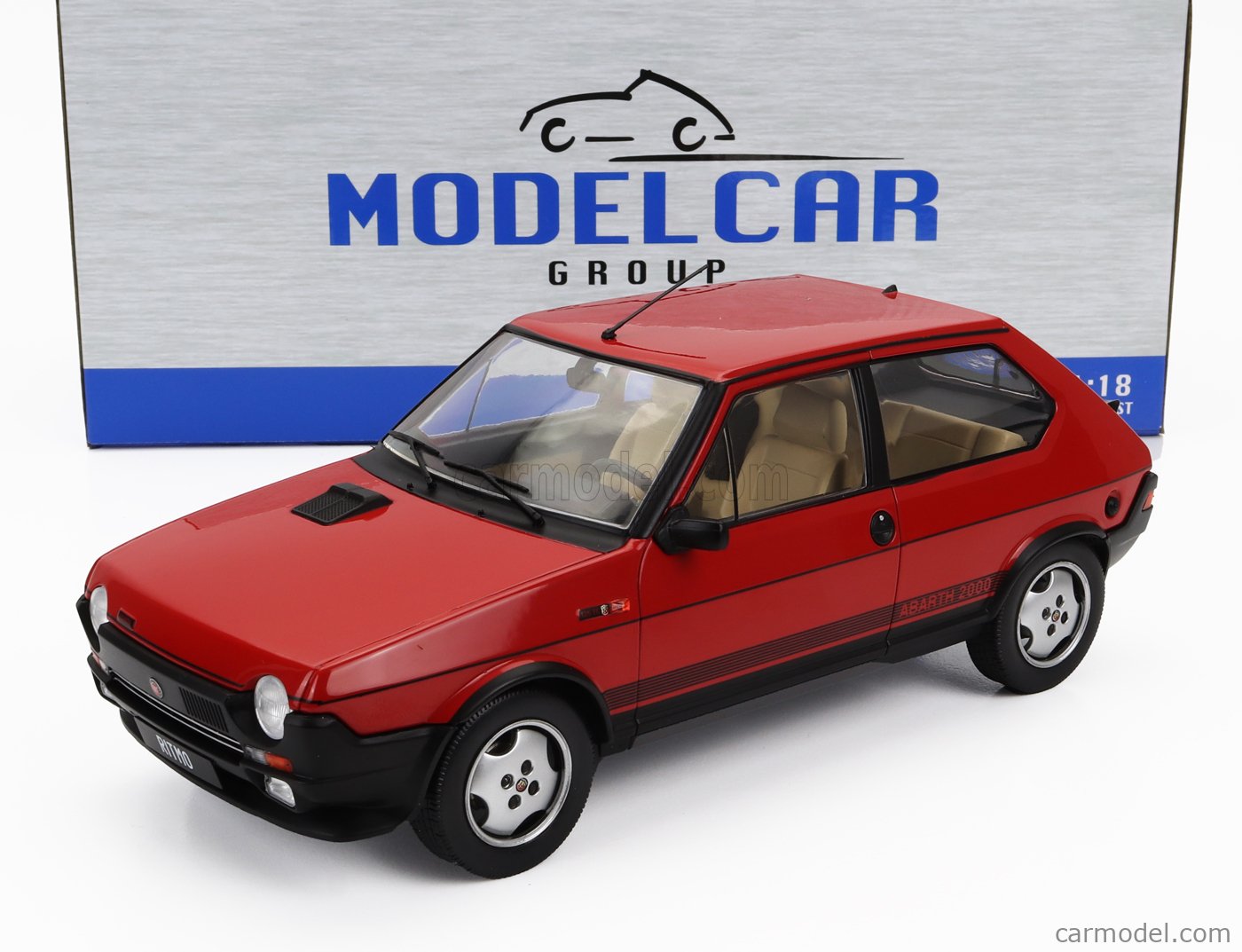MCG MCG18416 Scale 1/18 | FIAT RITMO ABARTH 125TC 1980 RED