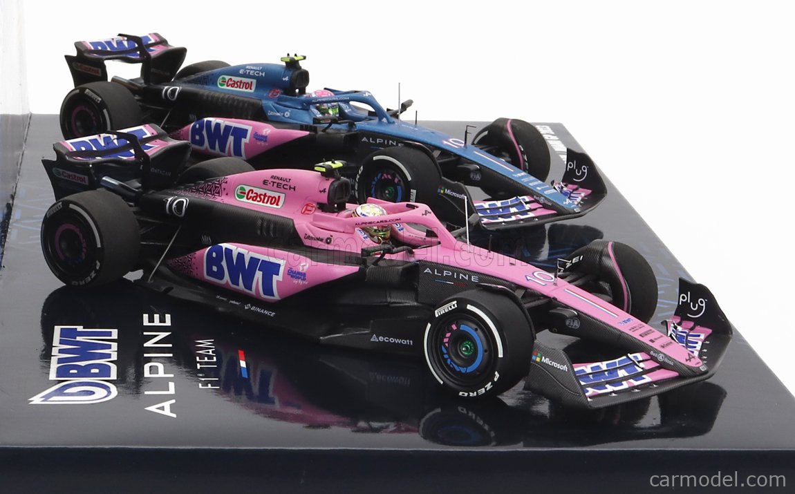 MINICHAMPS 447231010 Scale 1/43 | ALPINE SET 2X F1 A523 TEAM BWT ALPINE ...