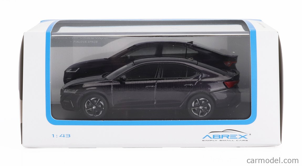 ABREX 143ABZ-037JI Scale 1/43 | SKODA OCTAVIA IV RS 2020 DARK PURPLE