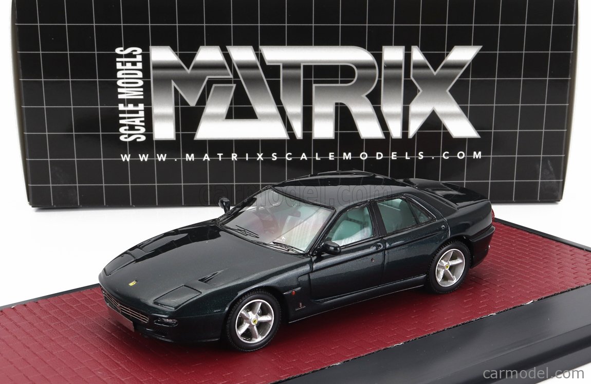MATRIX SCALE MODELS MX40604-152 Scale 1/43 | FERRARI 456GT SEDAN 1993 GREEN MET