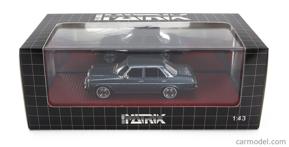 MATRIX SCALE MODELS MX11302-212 Scale 1/43 | MERCEDES BENZ 300D (W115) USA VERSION 1976 BLUE MET