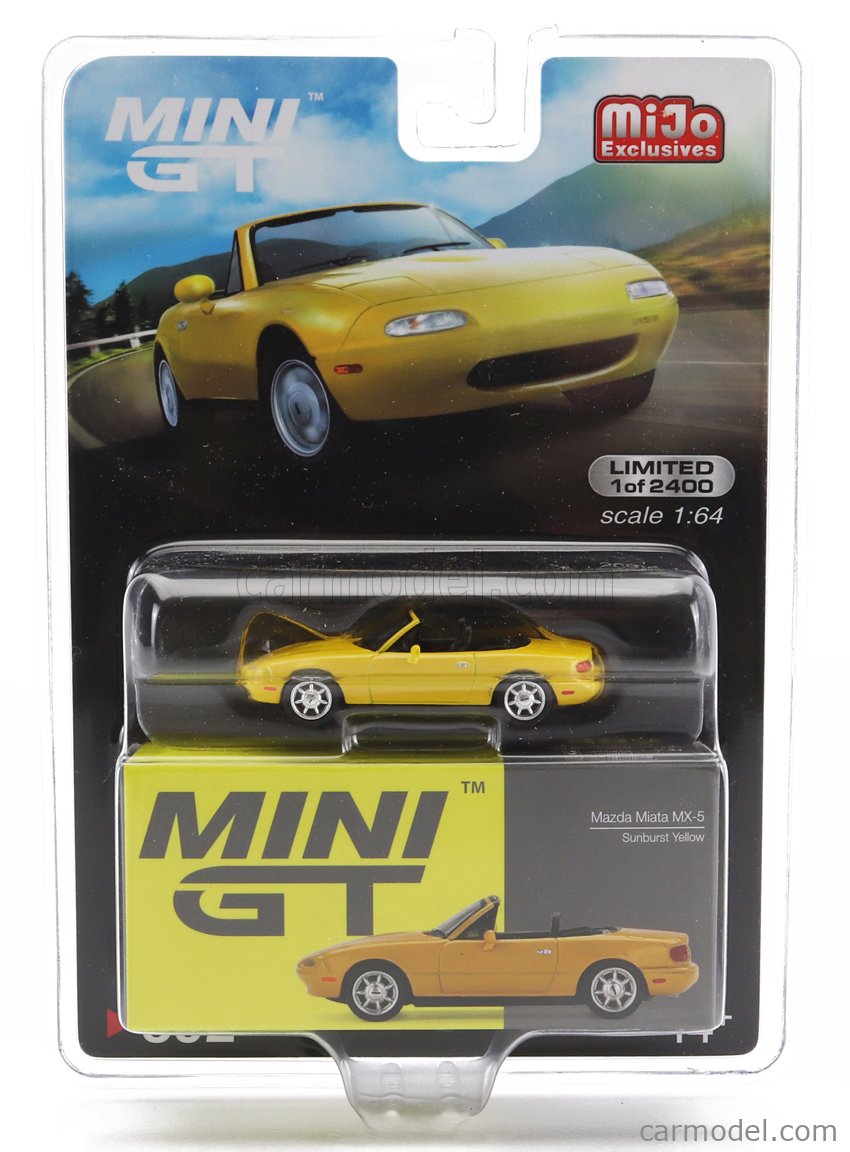 TRUESCALE MGT00392-MJ Scale 1/64 | MAZDA MIATA MX-5 SPIDER 1991 YELLOW