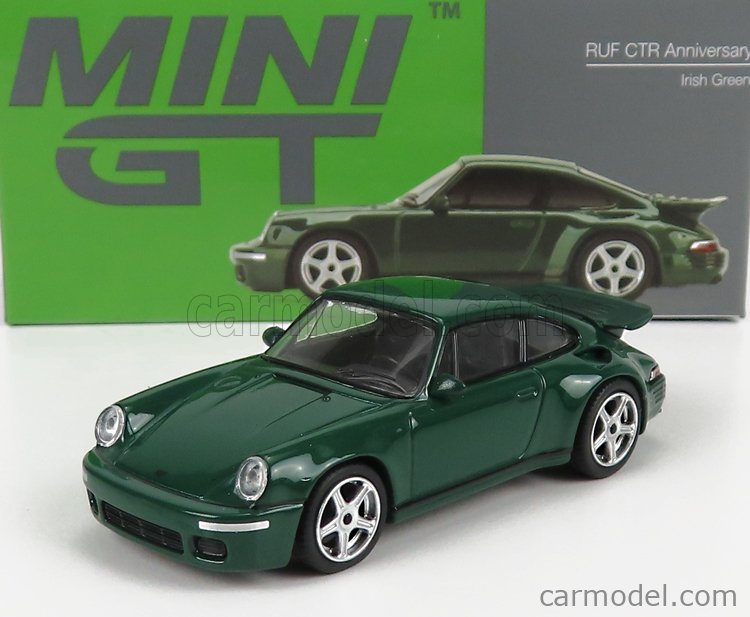 TRUESCALE MGT00385-MJ Scale 1/64 | PORSCHE 911 964 RUF CTR COUPE 1987 GREEN