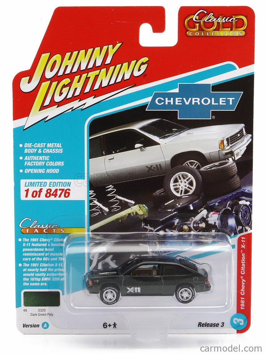 JOHNNY LIGHTNING JLSP280A-JLCG030-1 Scale 1/64 | CHEVROLET CITATION X ...