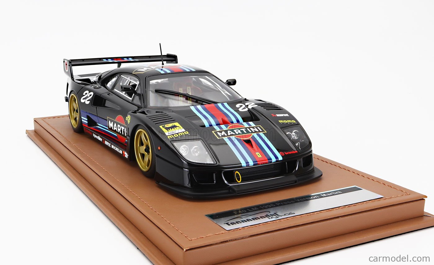 TECNOMODEL TM18-286N Scale 1/18 | FERRARI F40 LM MARTINI RACING N 22 ...