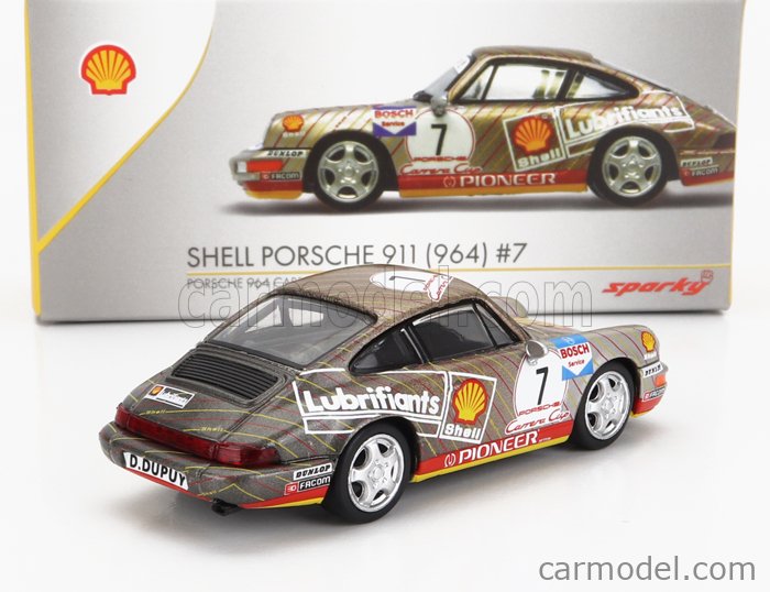 SPARK-MODEL YO64002 Scale 1/64 | PORSCHE 911 964 TEAM SHELL N 7 CARRERA ...