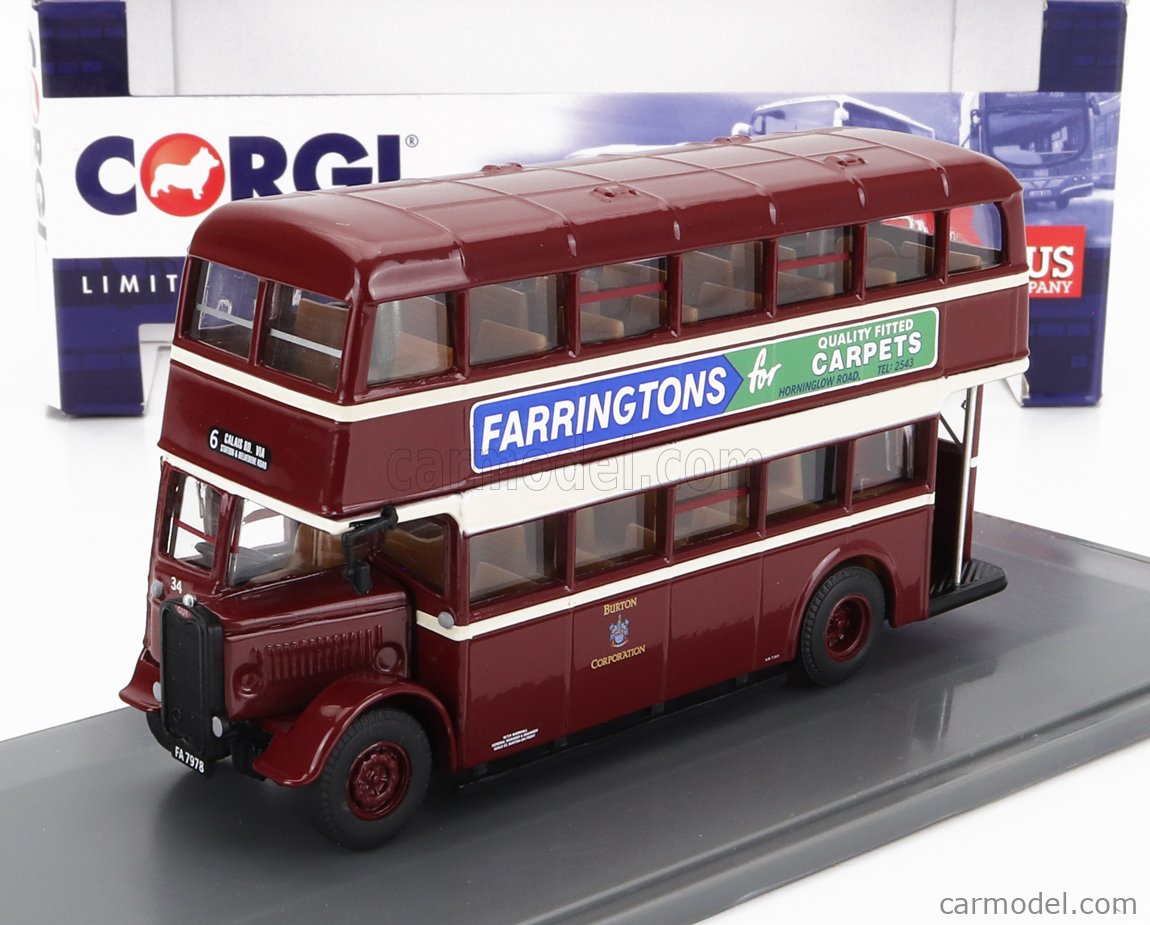 CORGI OM43917B Scale 1/76 | GUY UTILITY AUTOBUS BURTON CORPORATION 6 ...