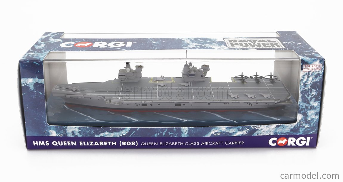 CORGI CC75000 Scale 1/1250 | SHIP HMS QUEEN ELIZABETH (R08) PORTAEREI ...