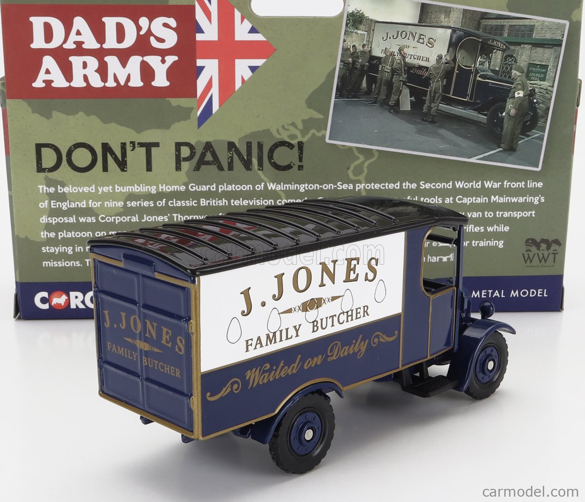 CORGI CC09003 Scale 1/36 | THORNYCROFT VAN WITH MILITARY FIGURE MR ...