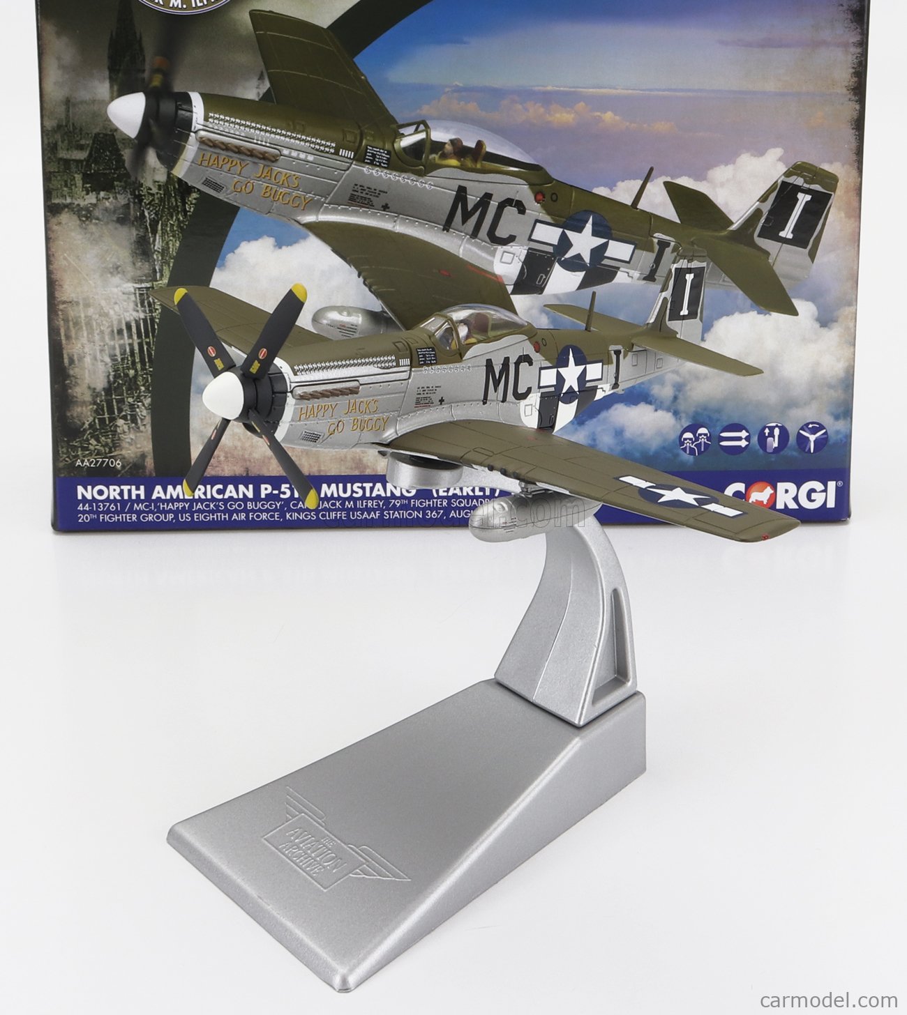 CORGI AA27706 Scale 1/72 | NORTH AMERICAN P-51D MUSTANG EARLY MILITARY ...