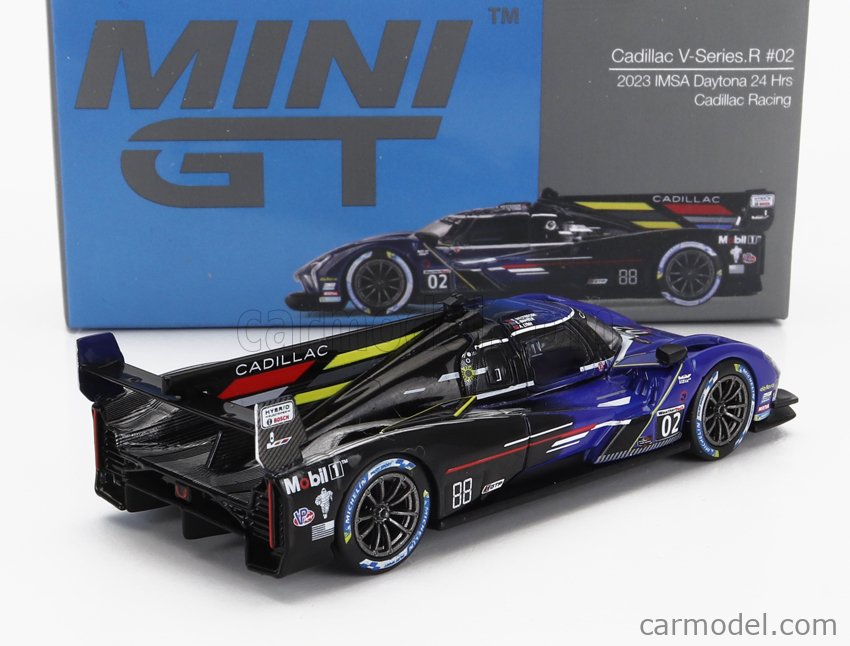 MINI-GT MGT00669-L Scale 1/64 | CADILLAC V-SERIES R 5.5L V8 TEAM CADILLAC RACING N 02 24h ...
