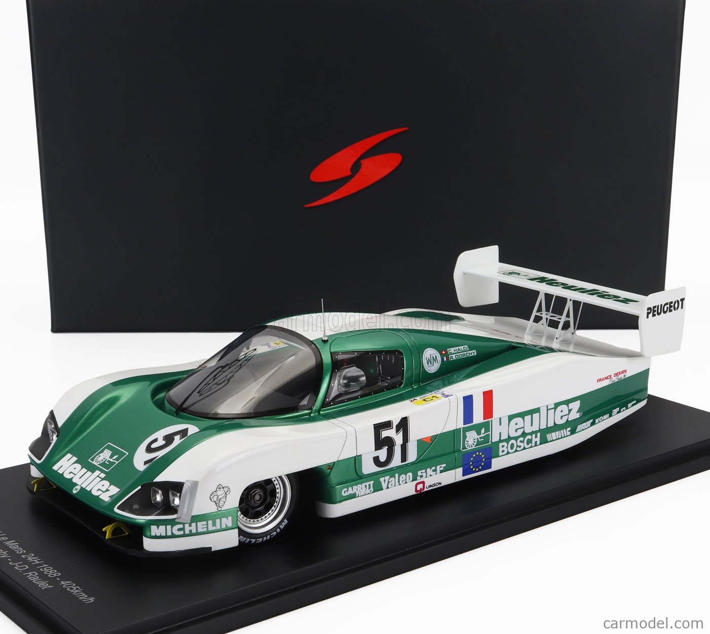 SPARK-MODEL 18S844 Echelle 1/18 | PEUGEOT P88 2.8L TURBO V6 TEAM WM ...