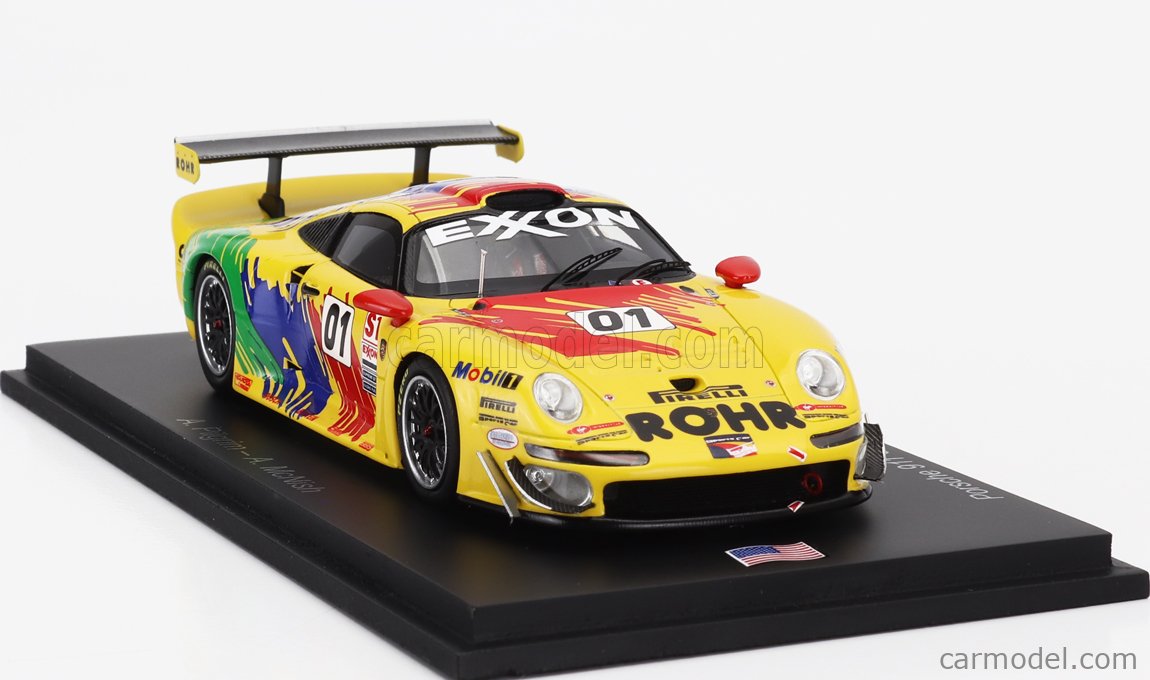 SPARK-MODEL US211 Scale 1/43 | PORSCHE 911 GT1 TEAM ROHR MOTORSPORT N ...