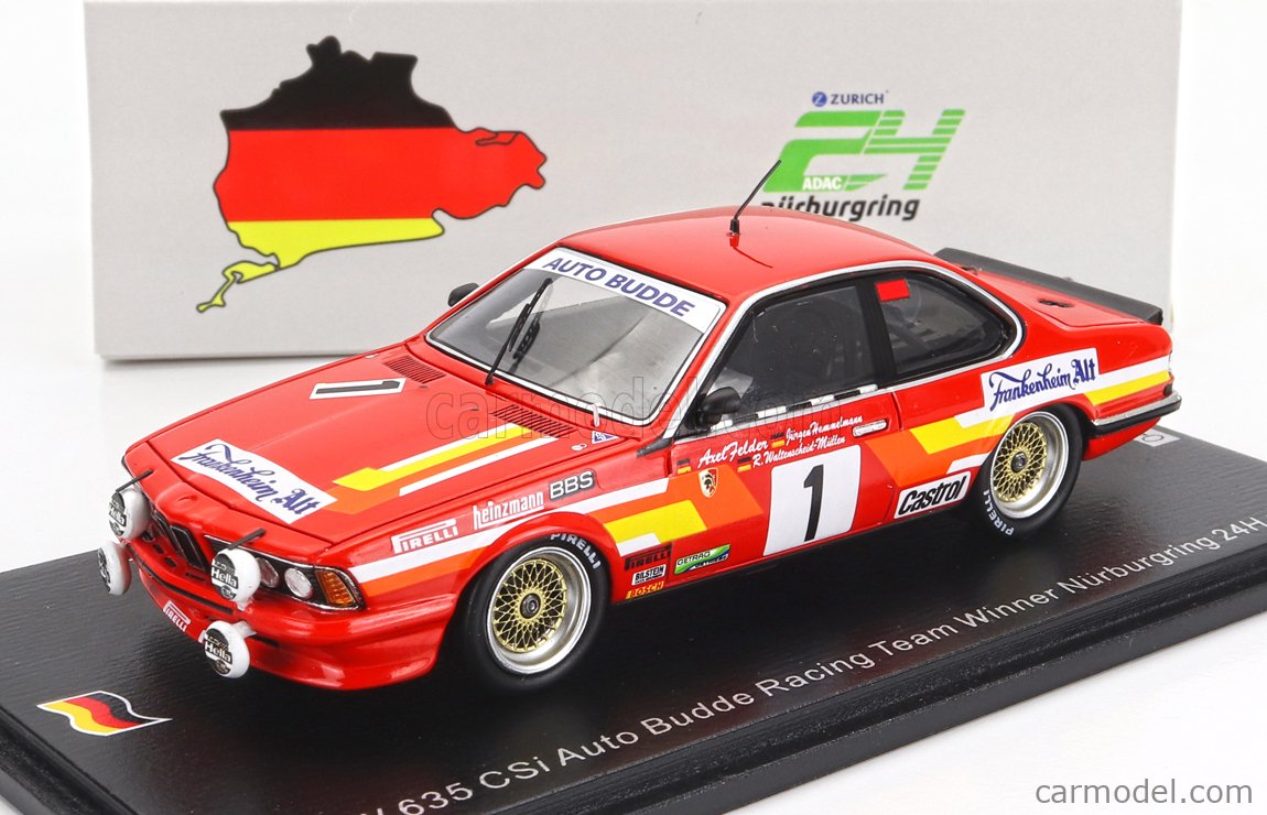 SPARK-MODEL SG836 Echelle 1/43 | BMW 6-SERIES 635 CSi TEAM AUTO BUDDE ...