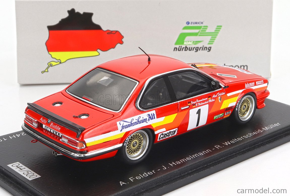 SPARK-MODEL SG836 Echelle 1/43 | BMW 6-SERIES 635 CSi TEAM AUTO BUDDE ...