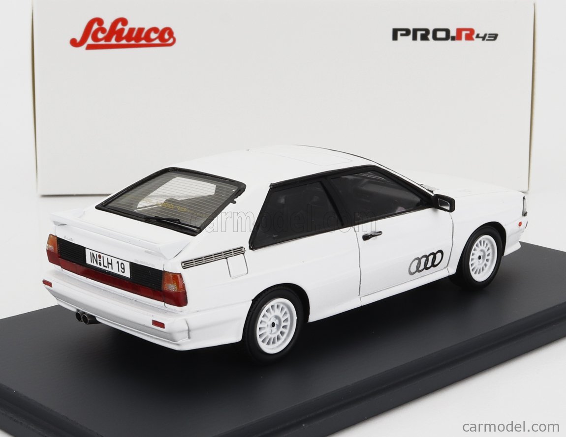 SCHUCO 450923600 Scale 1/43 | AUDI QUATTRO 1984 WHITE
